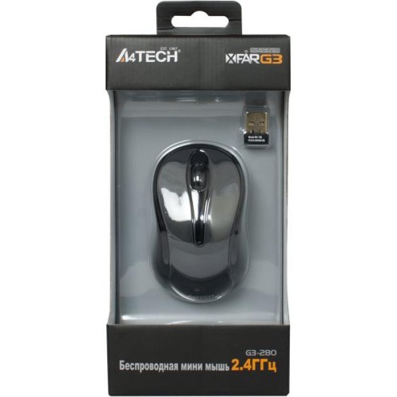 Mouse A4tech wireless 1000 DPI gray - EU Supplies
