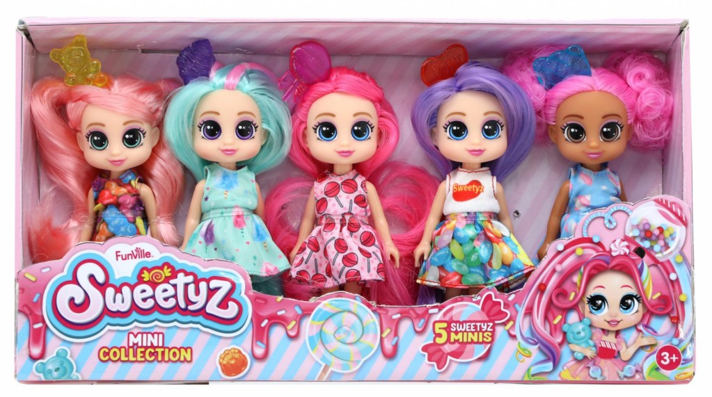 SET 5 PAPUSI, SWEETYZ, 23 CM - EU Supplies