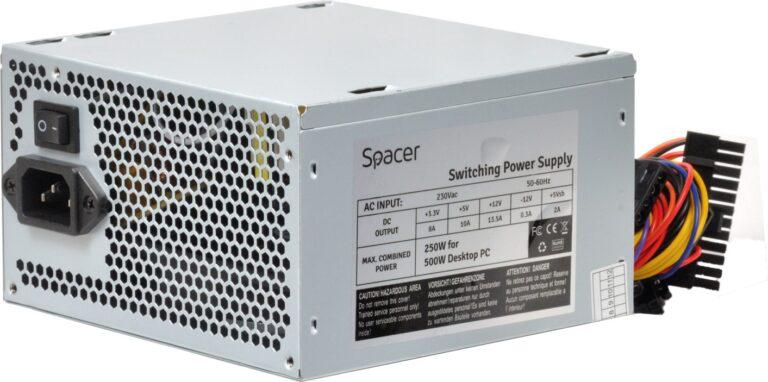 PSU Spacer ATX 550, 300W V12 - EU Supplies