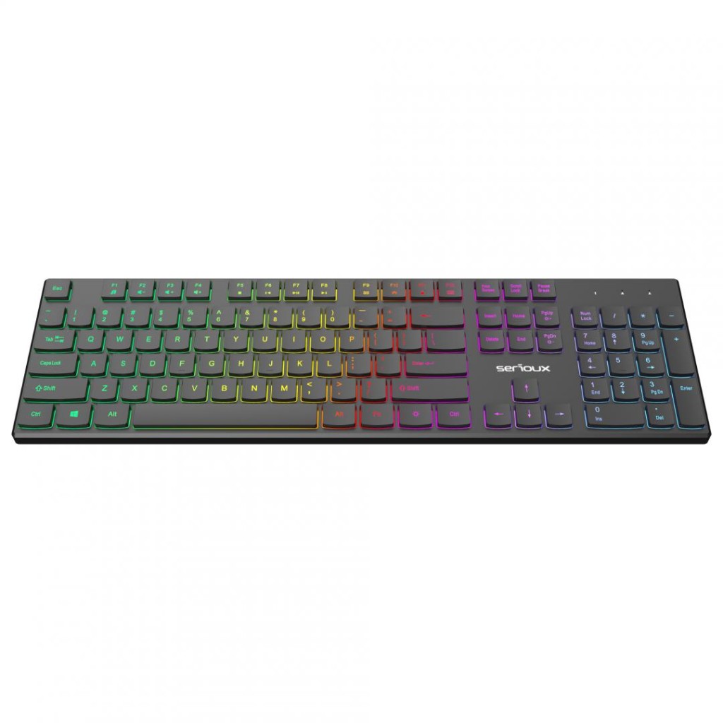 SERIOUX SRXK-SKB709RGB KEYBOARD - EU Supplies