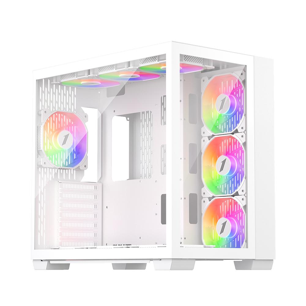 PC Case 1STPLAYER Gaming MV8 WHITE - EU Supplies
