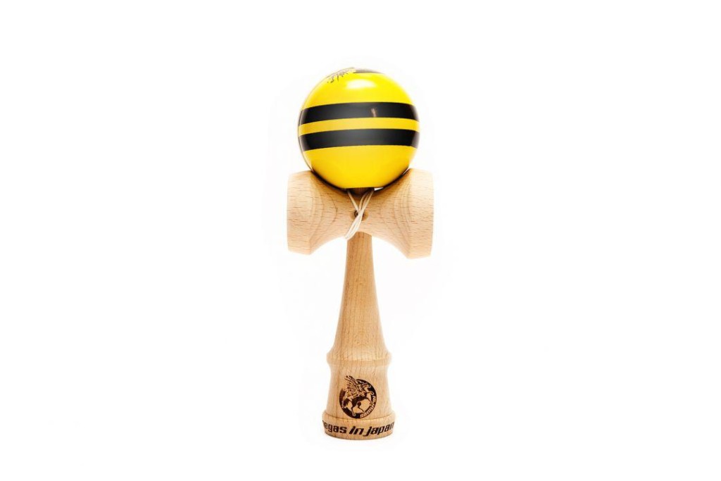 KENDAMA SAMURAI BEECH WOOD VPS YELLOW LIQ - EU Supplies